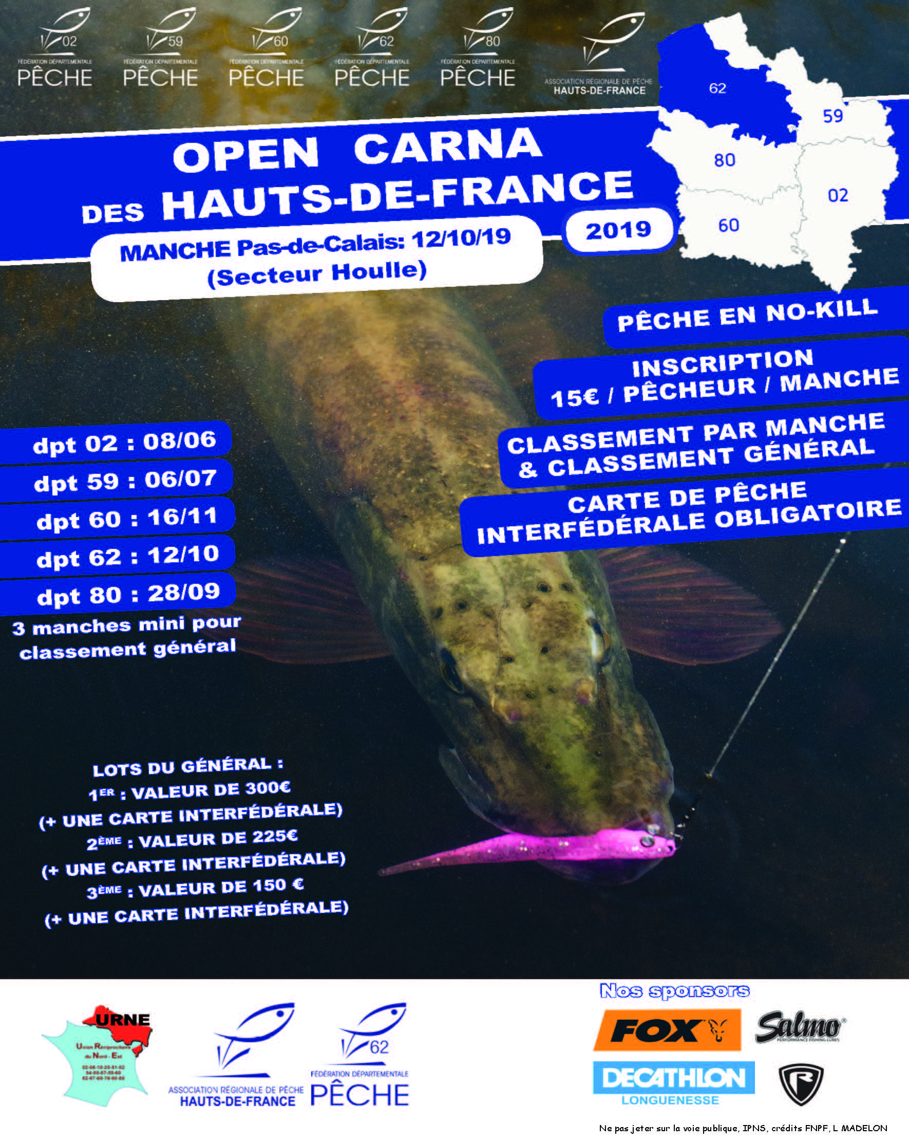 Concours Open Carna HDF - Fédération de pêche du Pas-de-Calais ...